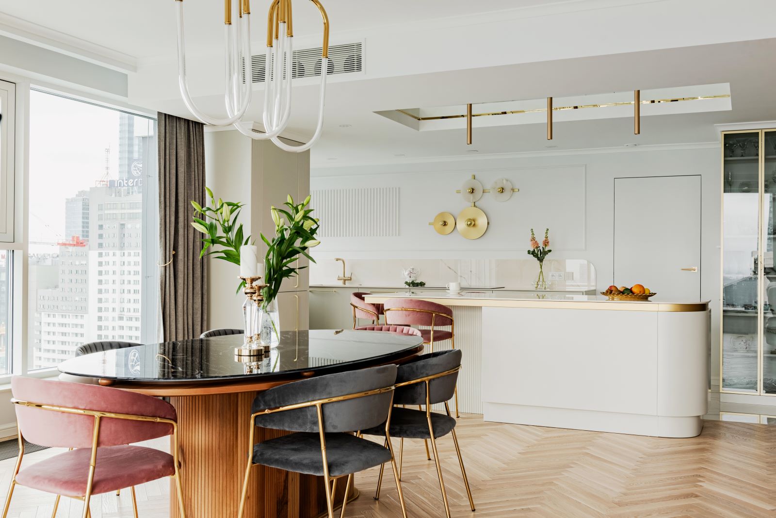 Z Warszawą w tle | Projekt: Deer Design - Internity Home